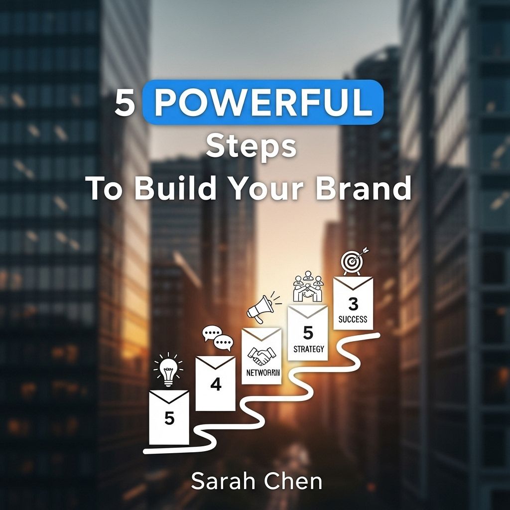 5 Powerful Steps To Build Your Brand | PSD Freebies Mockups