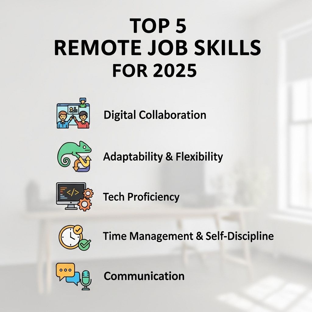 Top 5 Skills For Remote Jobs In 2025 | PSD Freebies Mockups