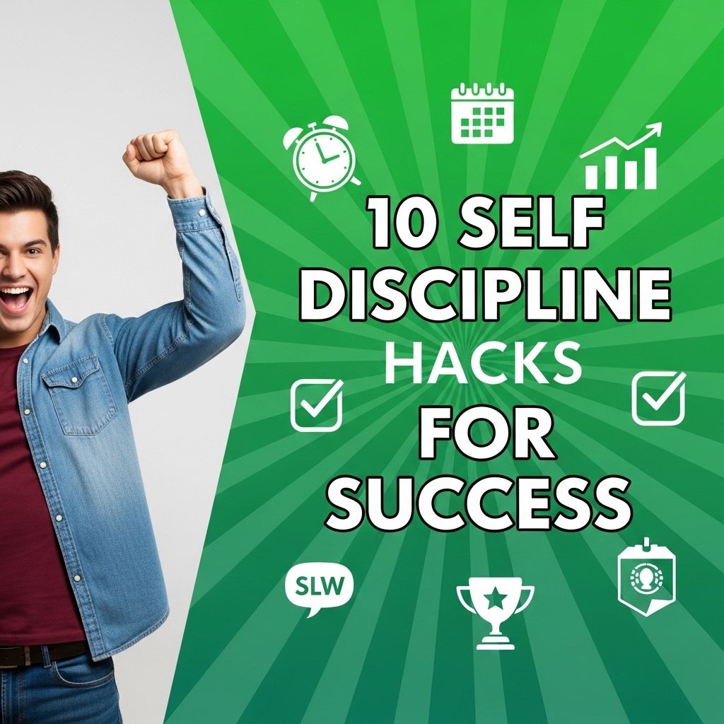 10 Self Discipline Hacks For Ultimate Success | PSD Freebies Mockups