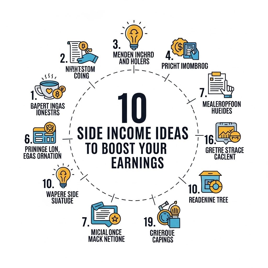 10 Creative Side Income Ideas To Boost Your Earnings | PSD Freebies Mockups