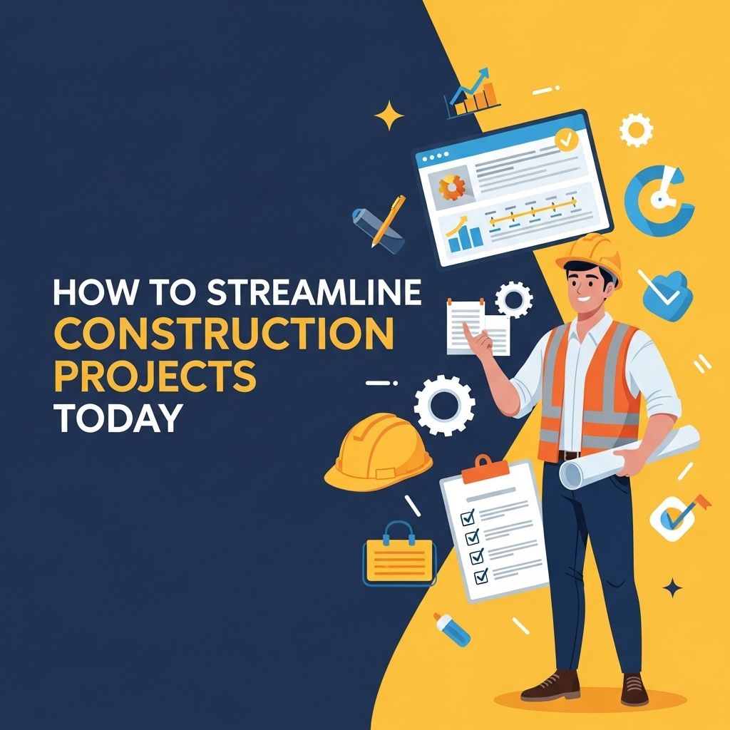 Streamline Your Construction Projects Today | PSD Freebies Mockups