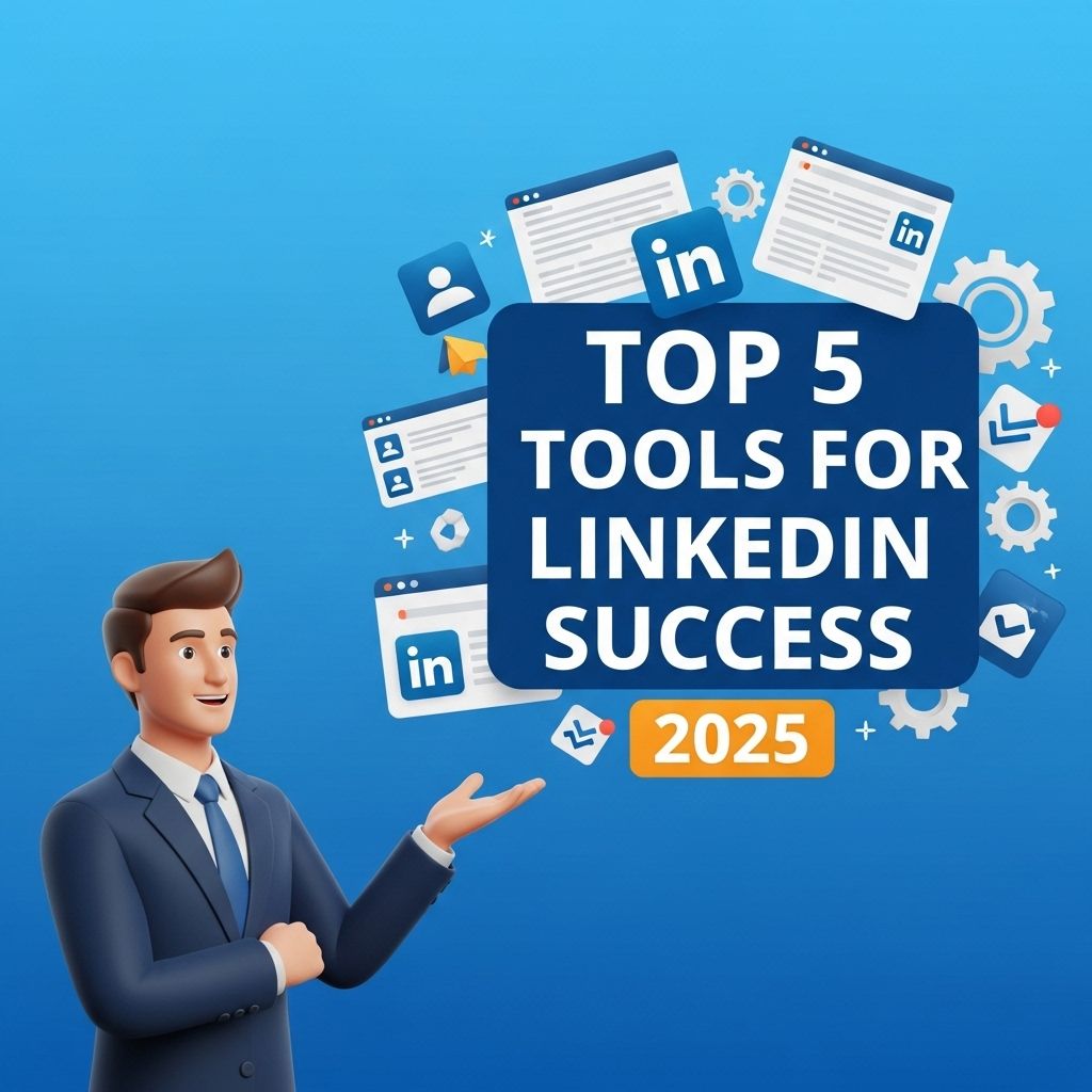 Unlock LinkedIn Success: Top 5 Essential Tools For 2025 | PSD Freebies ...
