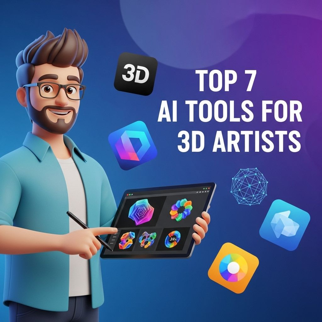 Top 7 AI Tools Every 3D Artist Should Know | PSD Freebies Mockups