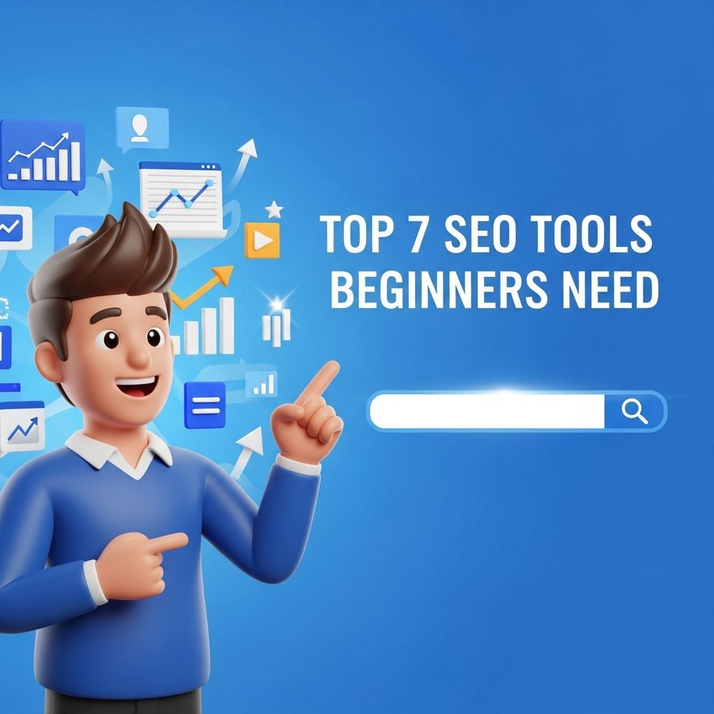 Top 7 SEO Tools Every Beginner Needs | PSD Freebies Mockups