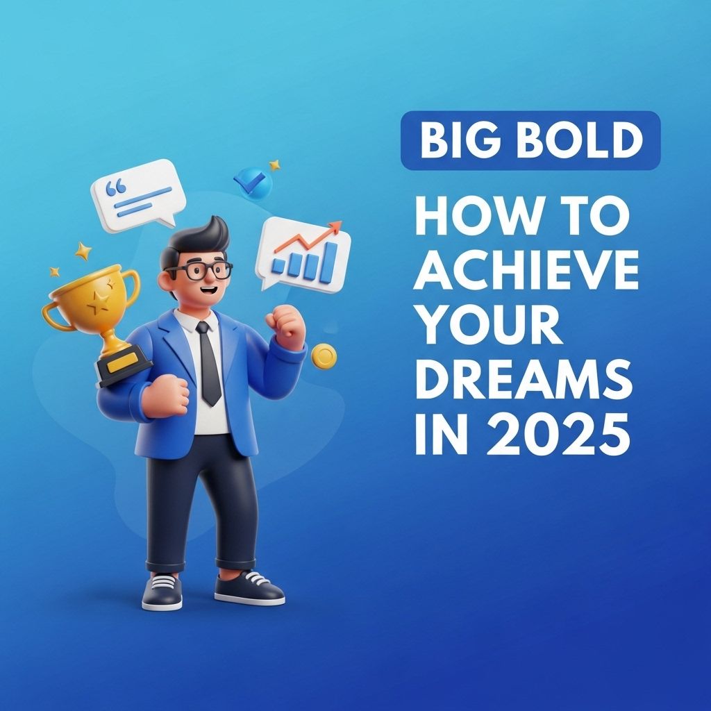 Achieve Your Dreams: A 2025 Guide | PSD Freebies Mockups