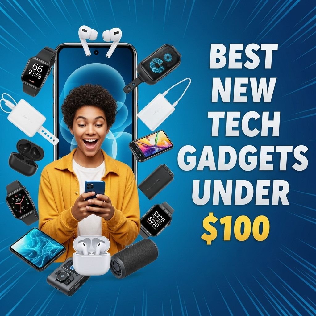 Top 10 Best New Tech Gadgets Under $100 | PSD Freebies Mockups