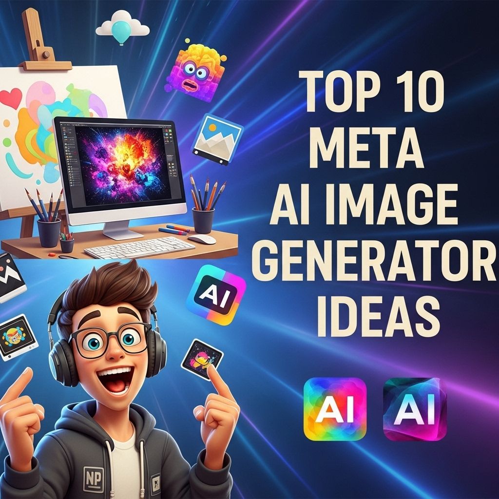 Top 10 Creative Ideas For Meta AI Image Generators | PSD Freebies Mockups